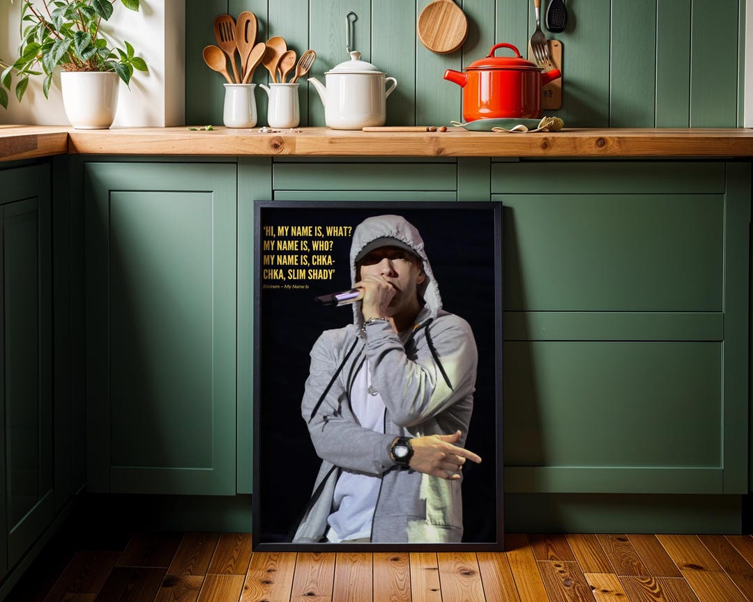 Eminem-music Print, Music Poster, Music Decor, Music Gift, Wall Art ...