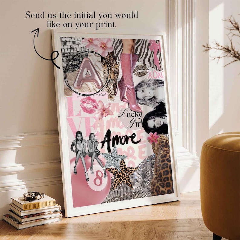 Pink Leopard Wall Art - Trendy Custom Leopard Print - Fashion Stylish ...