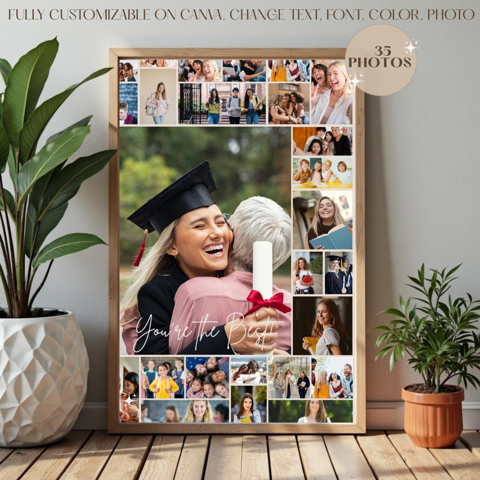 Graduation Party Photo Collage | Graduation Welcome Sign | Graduation ...