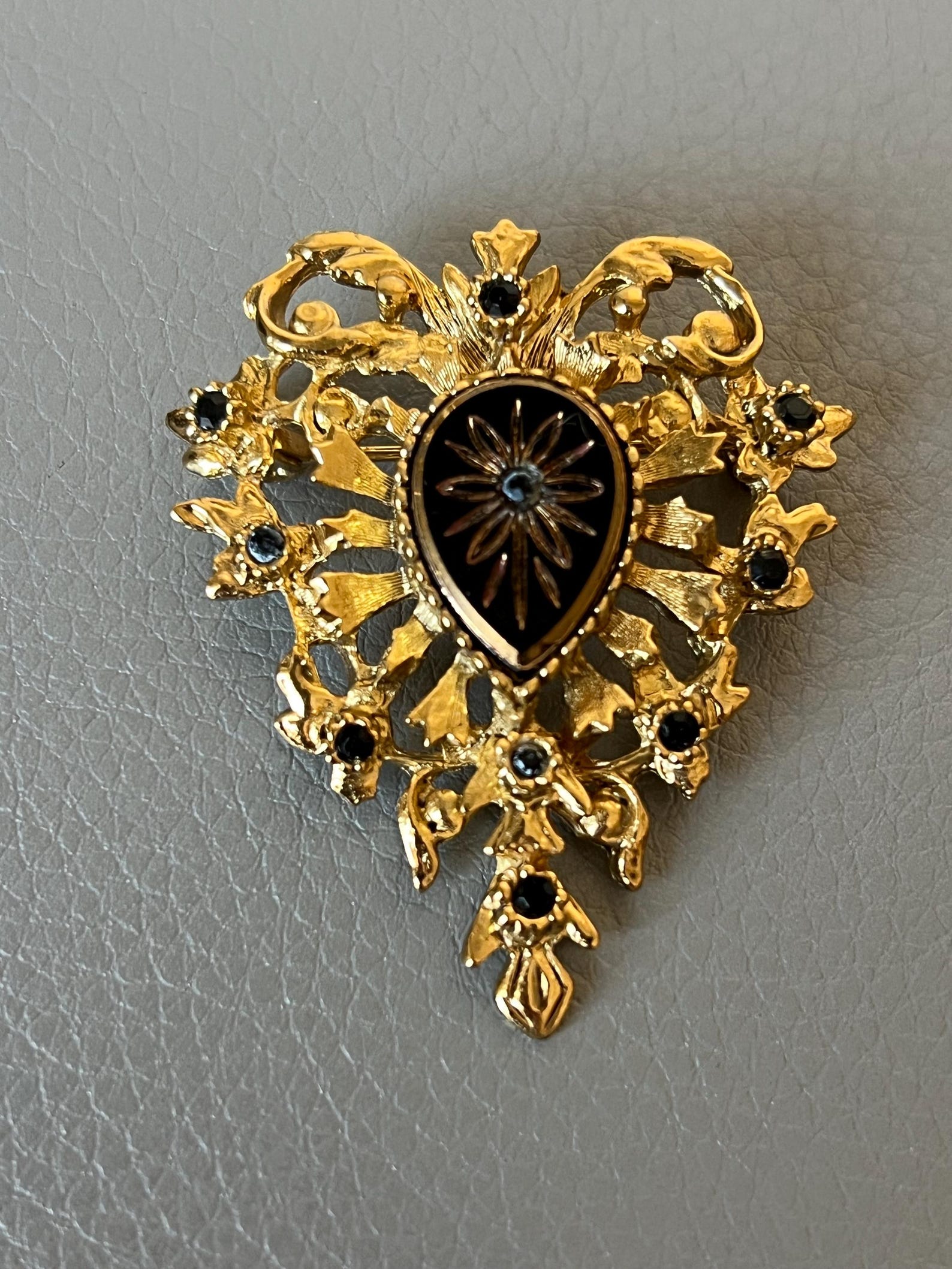 Vintage Sphinx Numbered Victorian Revival Gold Tone Brooch/pin - Etsy