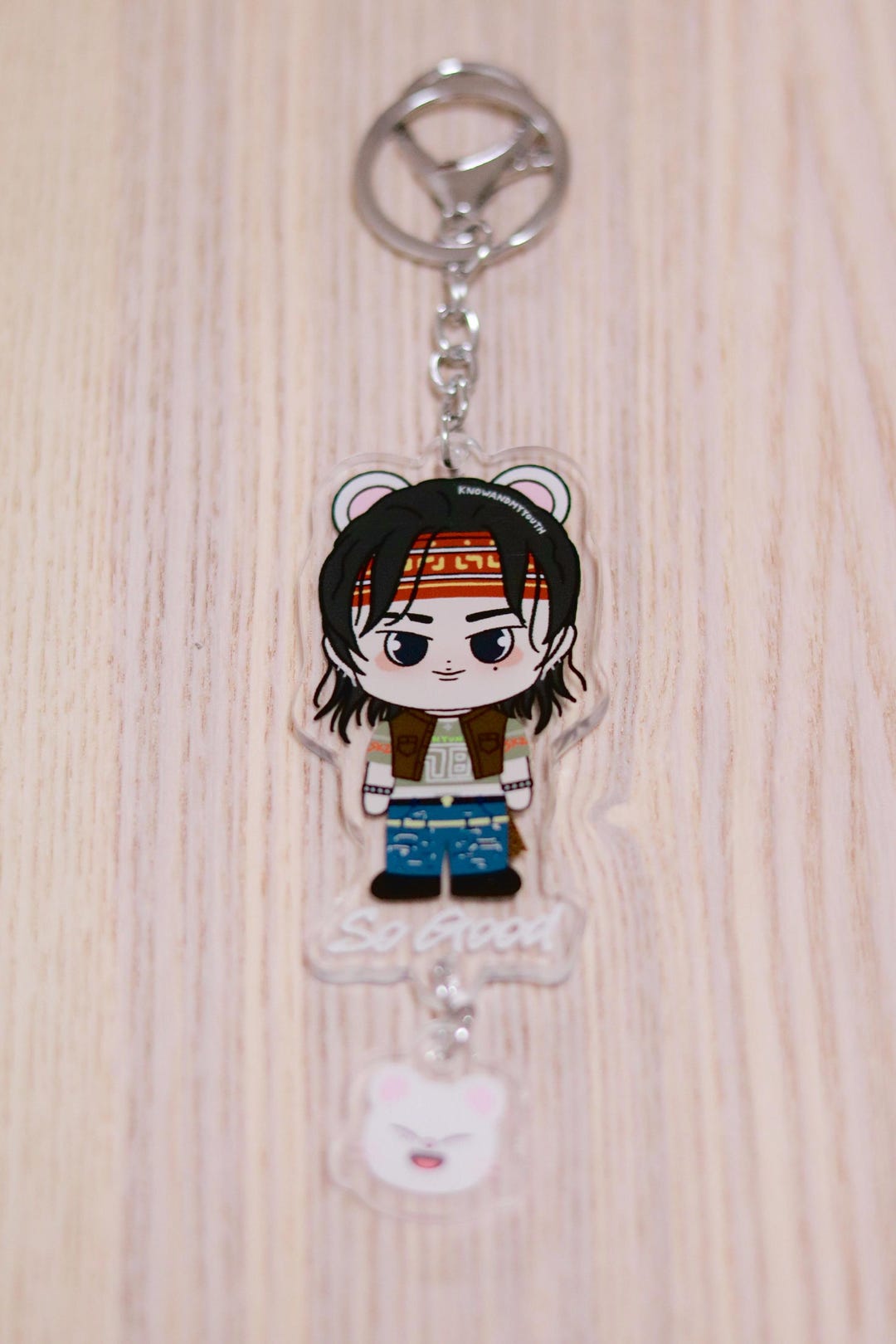 Stray Kids SKZOO | Hyunjin Jiniret | Cute Acrylic Keychain | Chibi ...