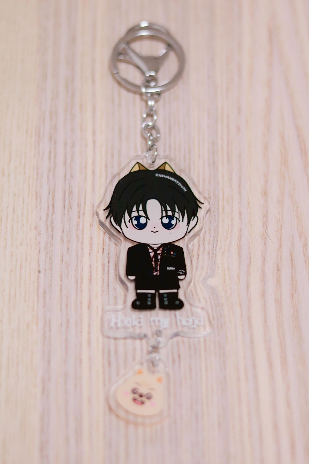 Stray Kids SKZOO | HAN Han Quokka | Cute Acrylic Keychain | Chibi Style ...