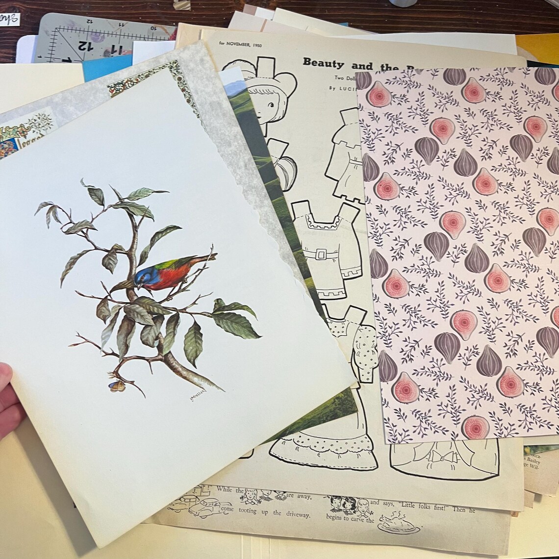 2 Pound Collage/junk Journal Paper Pack - Etsy