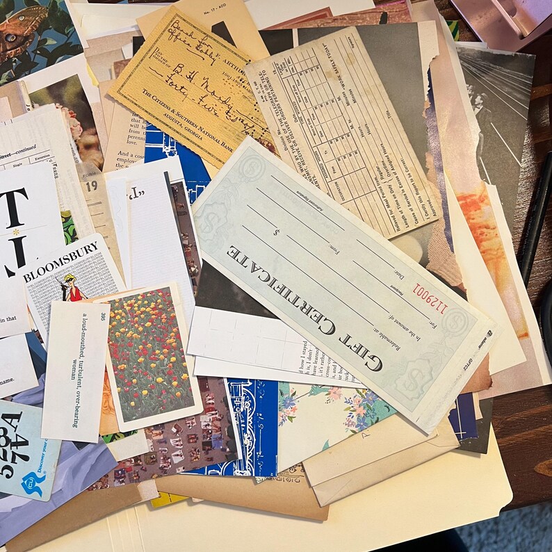 2 Pound Collage/junk Journal Paper Pack - Etsy