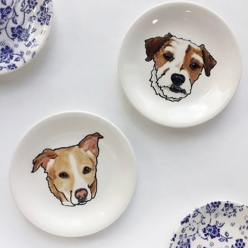 Custom Pet Ring Dish Ceramic Jewelry Trinket Dish | Etsy
