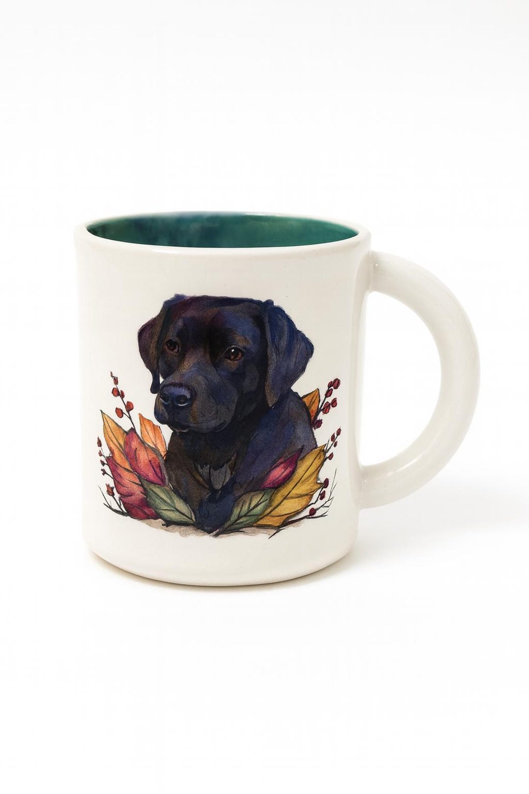 Buy Black Lab Mug | Ceramic Hand-built Coffee Mug Tea Cup | Pet Dog ...