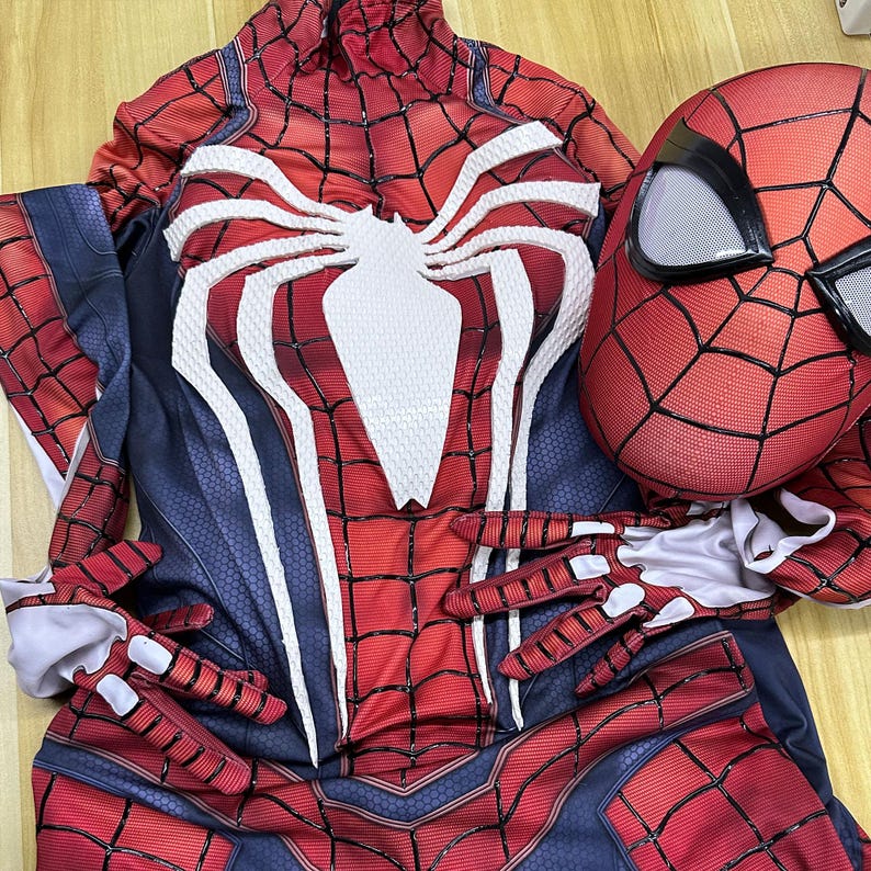 Custom Wearable Spider-man Costume Suit, Ps4 Spider-man Costume, Mask ...