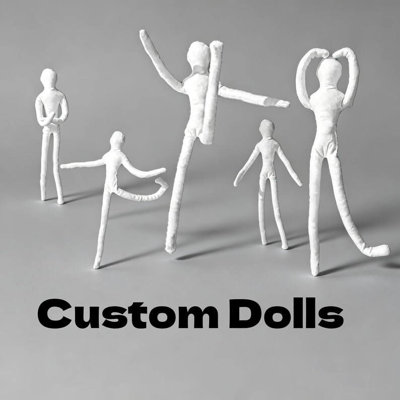Custom Dolls With Built-in Wire Frames for Flexible Posing - Etsy