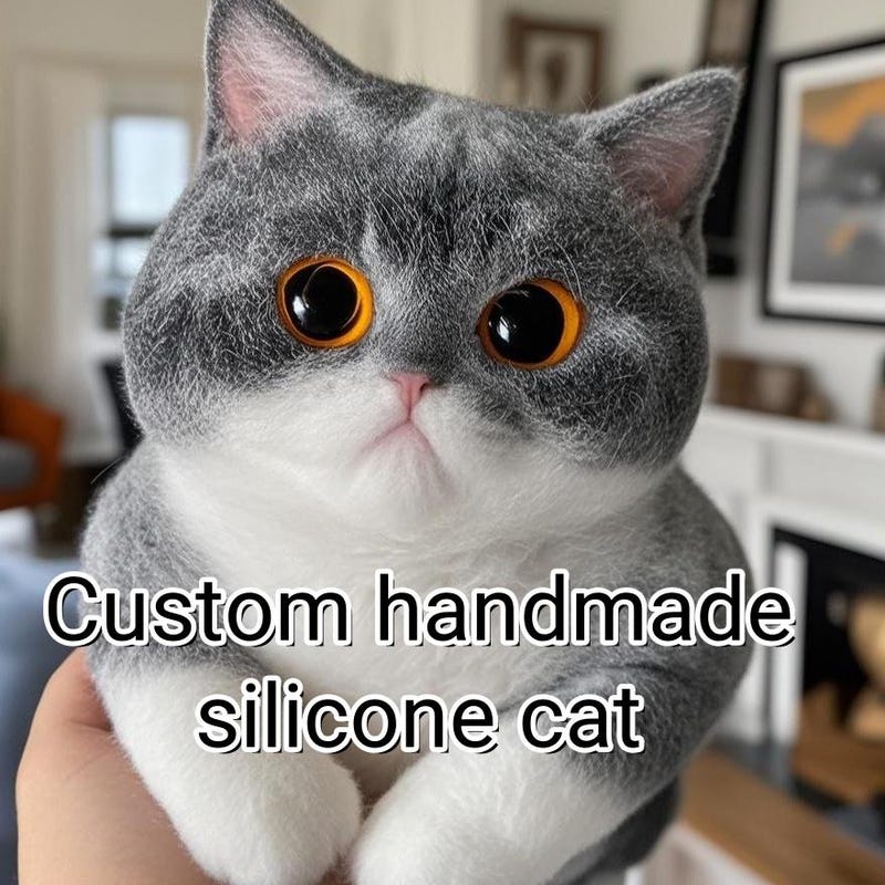 Realistic Cat Squishy - Etsy