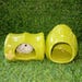 Bamboo Style Hamster Hideout, Hand-painted Pet House, Ceramics Bamboo ...