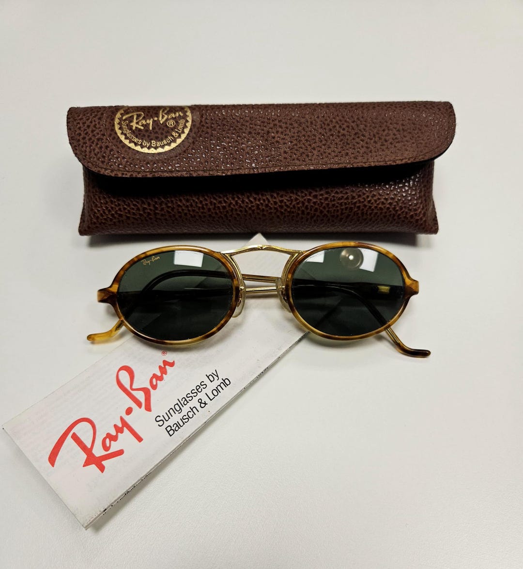 Vintage B&l Ray Ban W1746 Cheyenne III Tort/gold Blend G15 Uv Oval ...