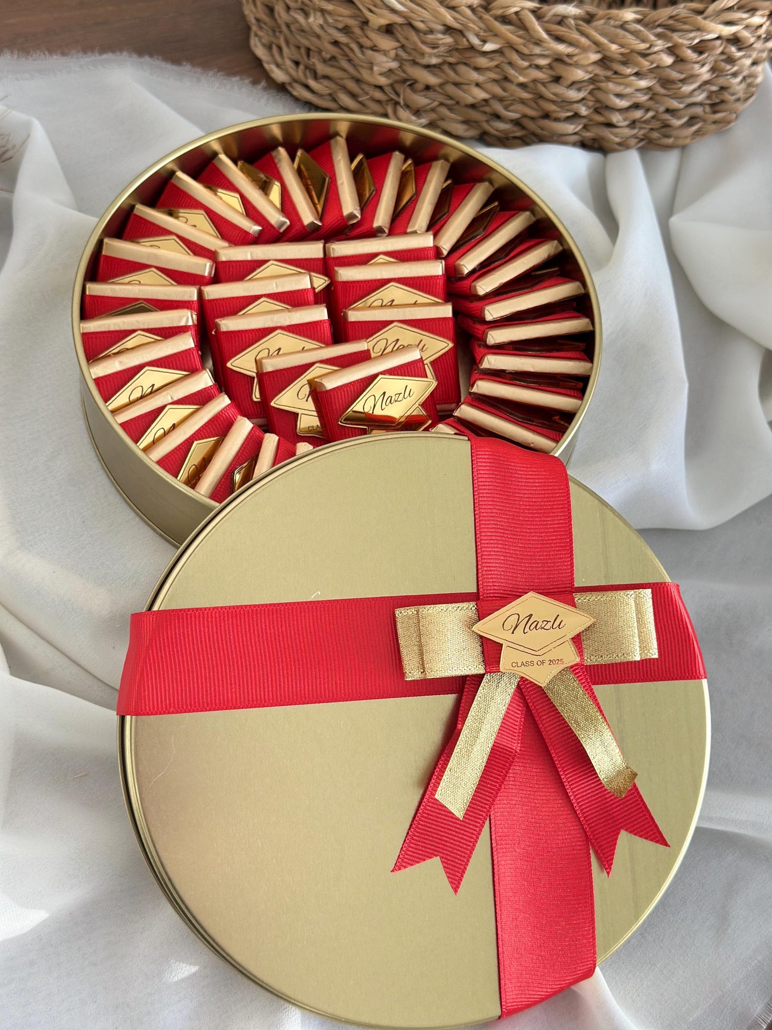 Personalized Graduation Chocolate Favors – Custom Name Chocolates Class ...
