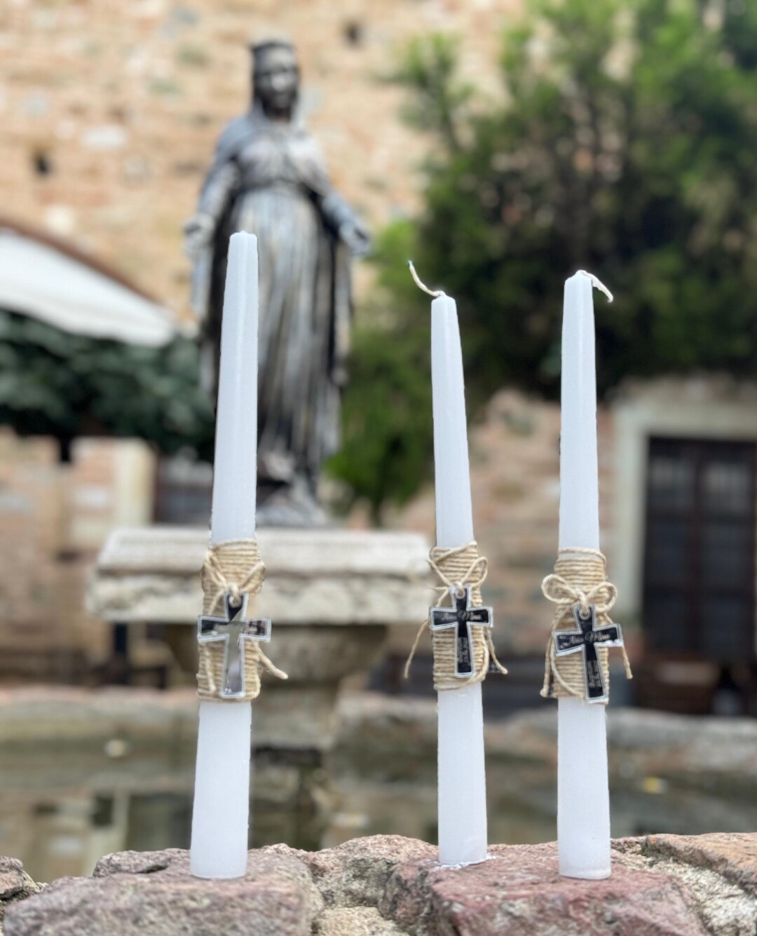 Personalized Baptism Candles | Custom Christening & First Communion ...