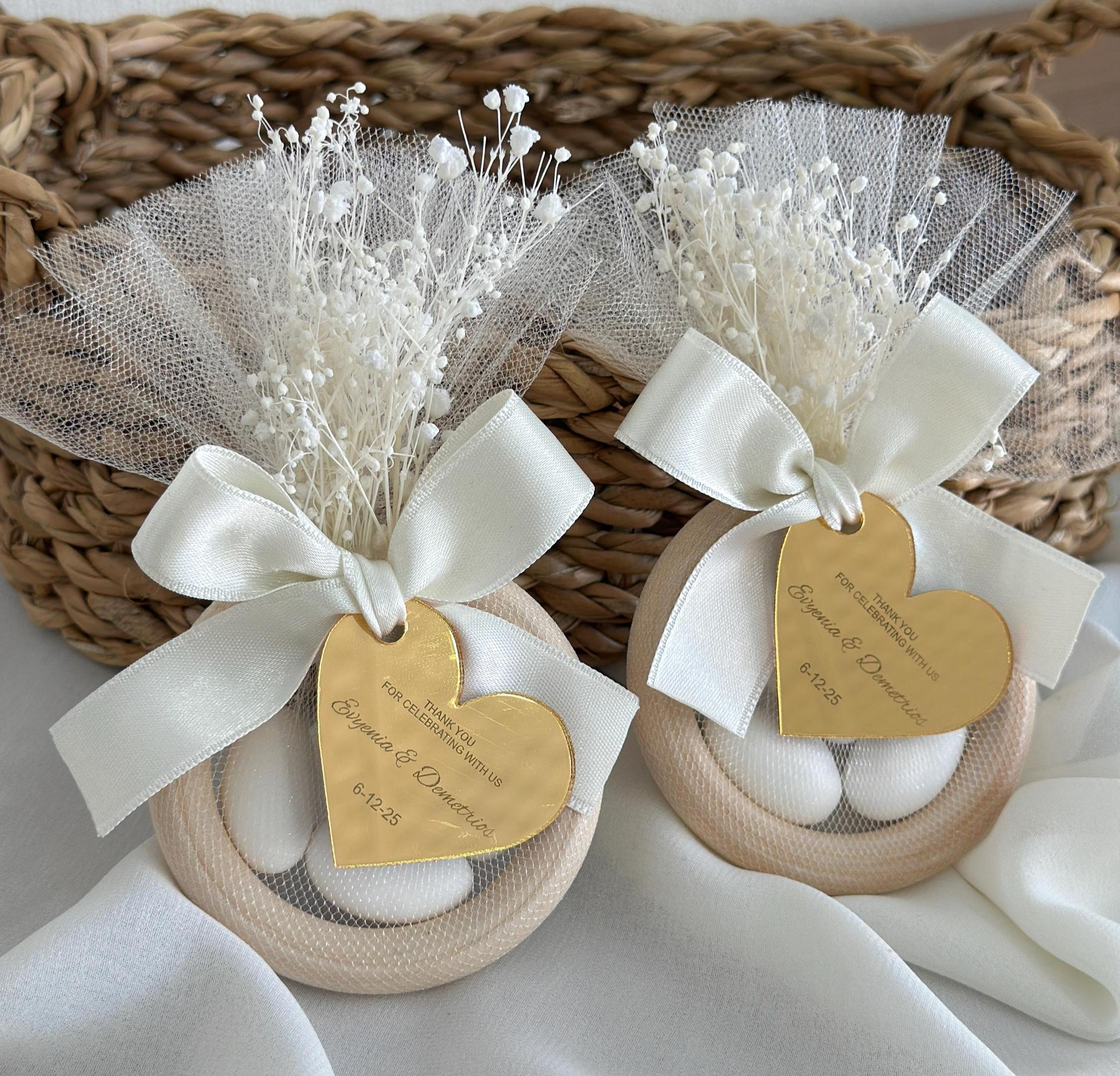 Personalized Wedding Jordan Almond Favors – Elegant Bomboniere Keepsake ...