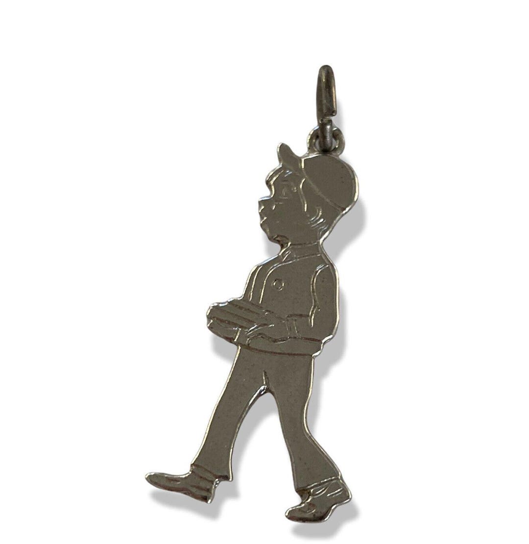 Vintage Griffith Sterling First Day of School Little Boy Charm - Etsy