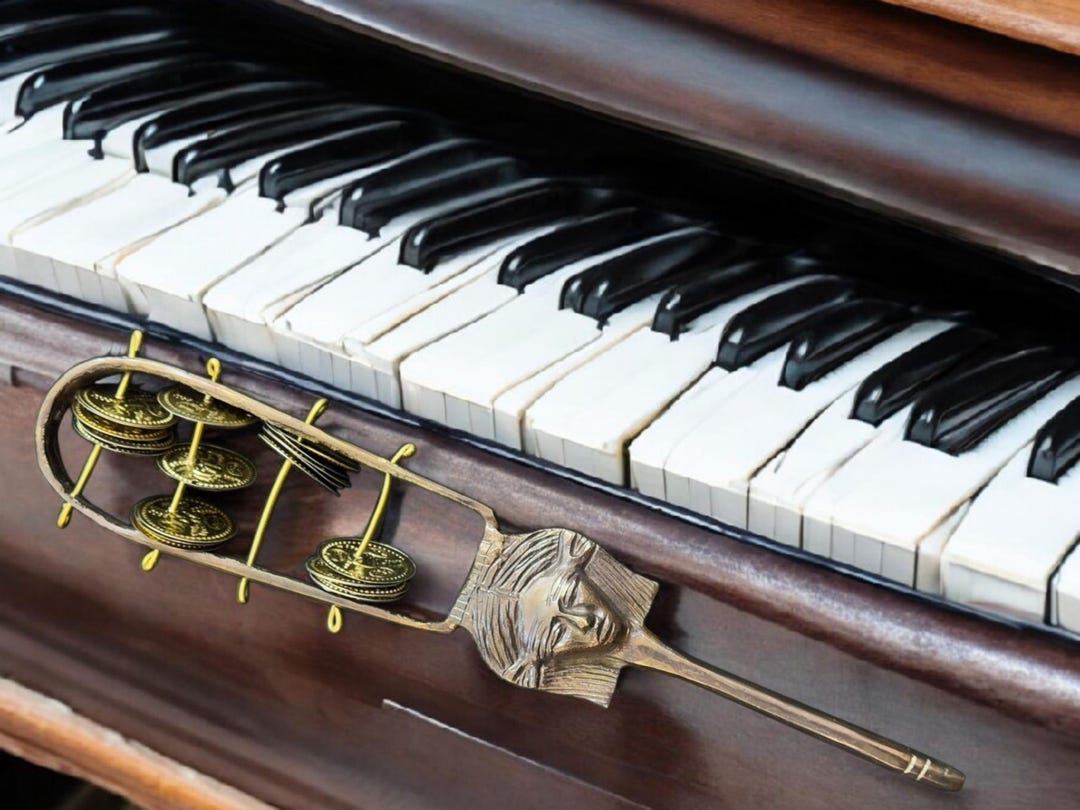 Ancient Egyptian Hathor Sistrum in Oxide Brass Handcrafted Temple ...