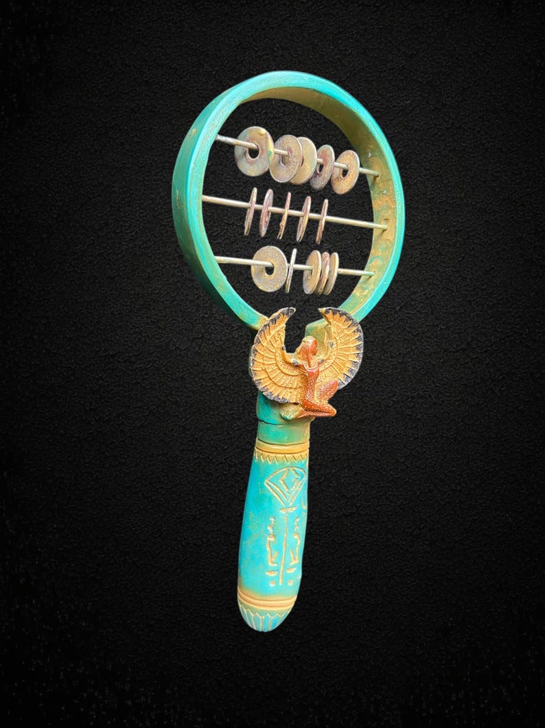 Isis Winged Sistrum Ancient Egyptian Artifact Made in Egypt - Etsy