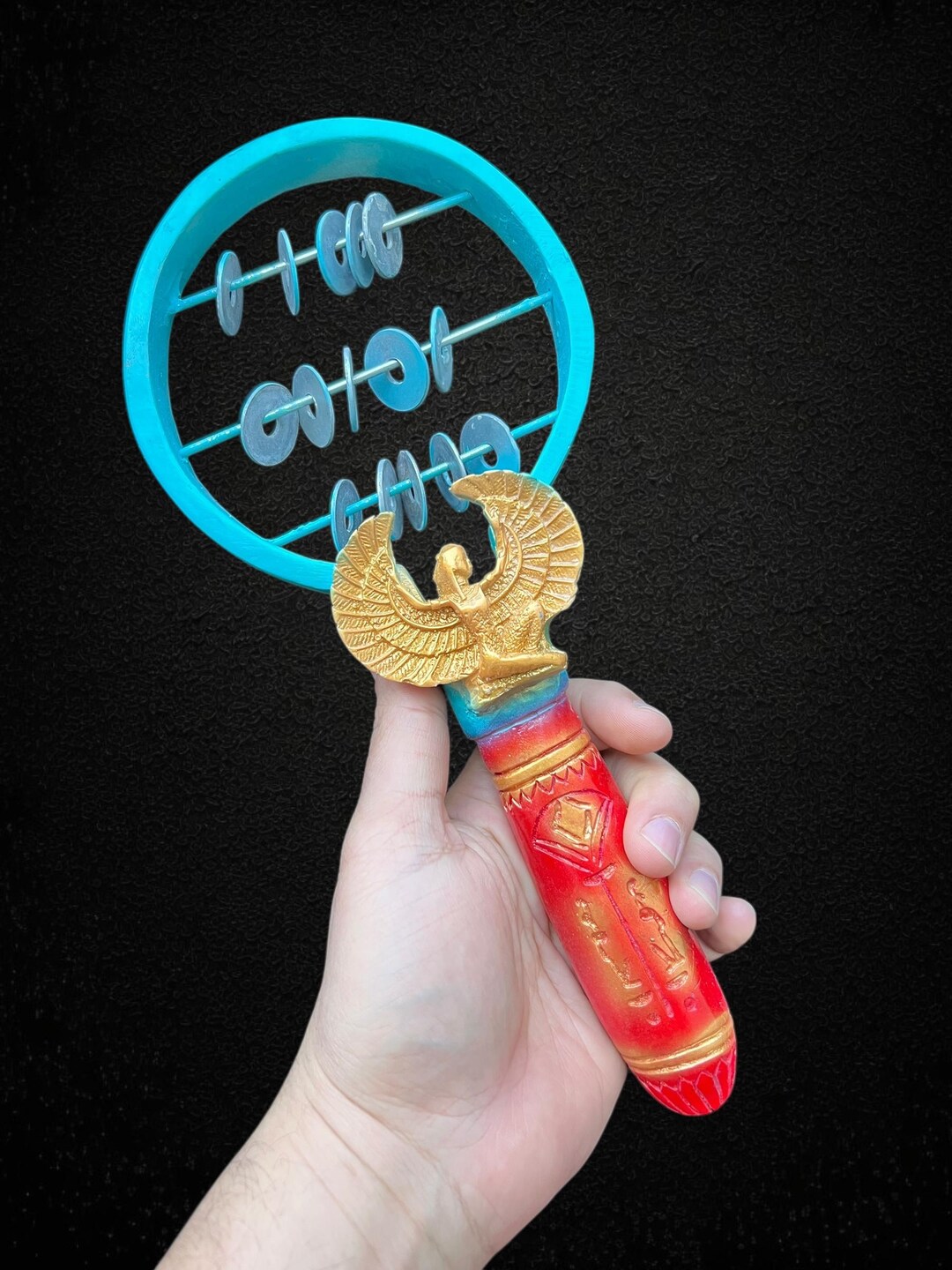 Isis Winged Sistrum Ancient Egyptian Decor Made in Egypt - Etsy