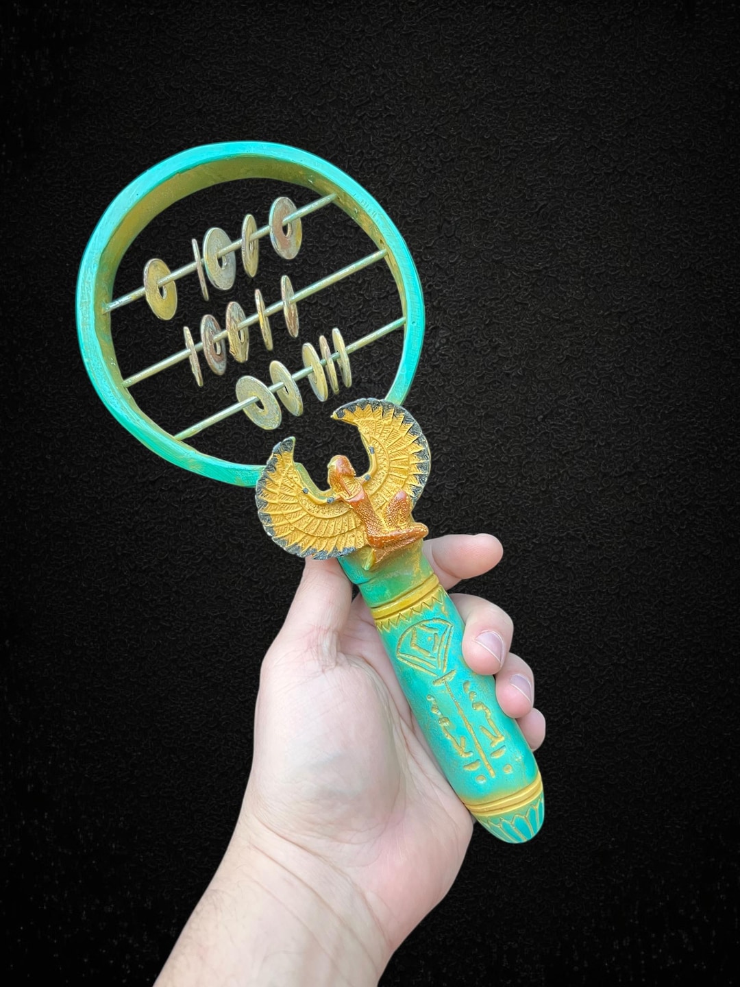 Isis Winged Sistrum Ancient Egyptian Artifact Made in Egypt - Etsy