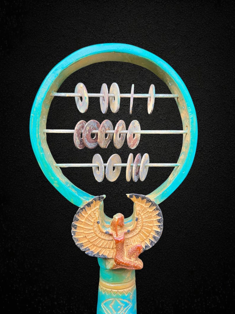 Isis Winged Sistrum Ancient Egyptian Artifact Made in Egypt - Etsy