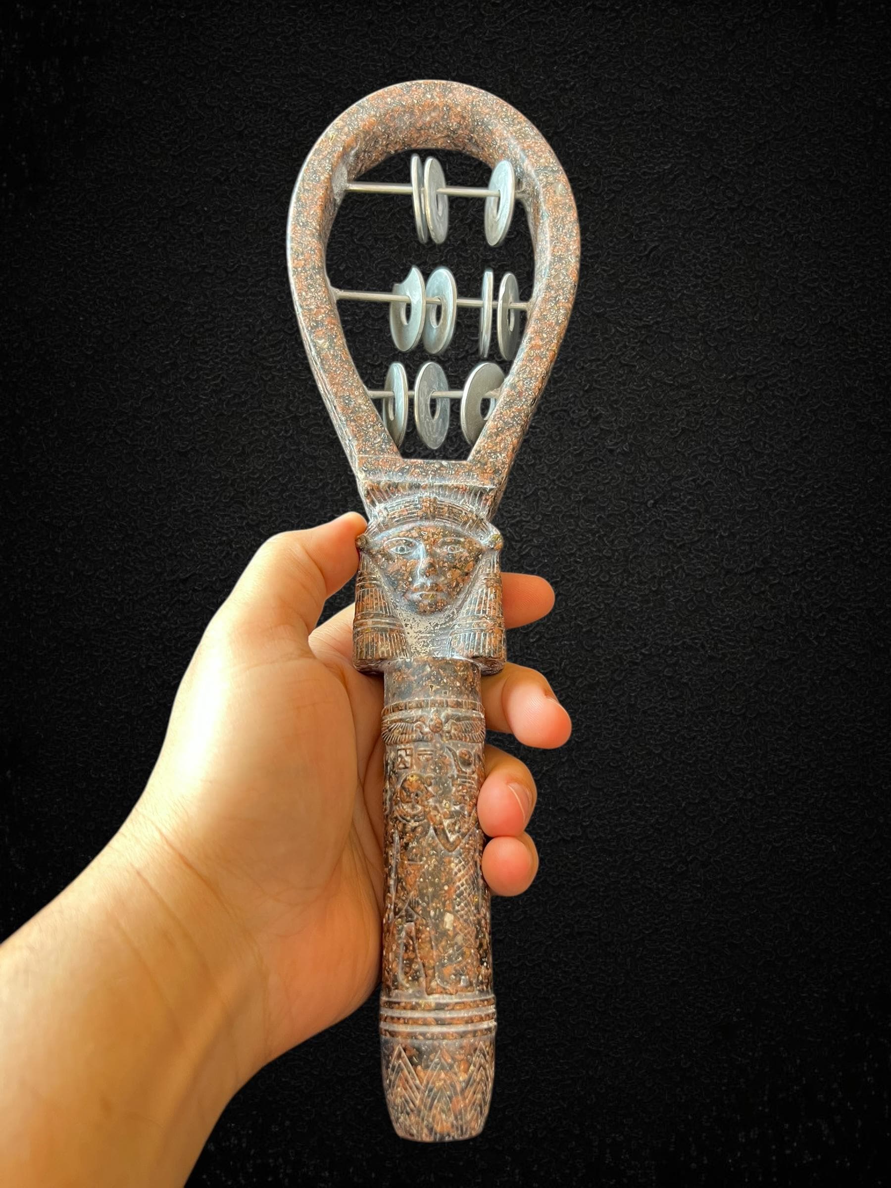 Ancient Egyptian Healing Musical Instrument Sistrum of Goddess Hathor ...