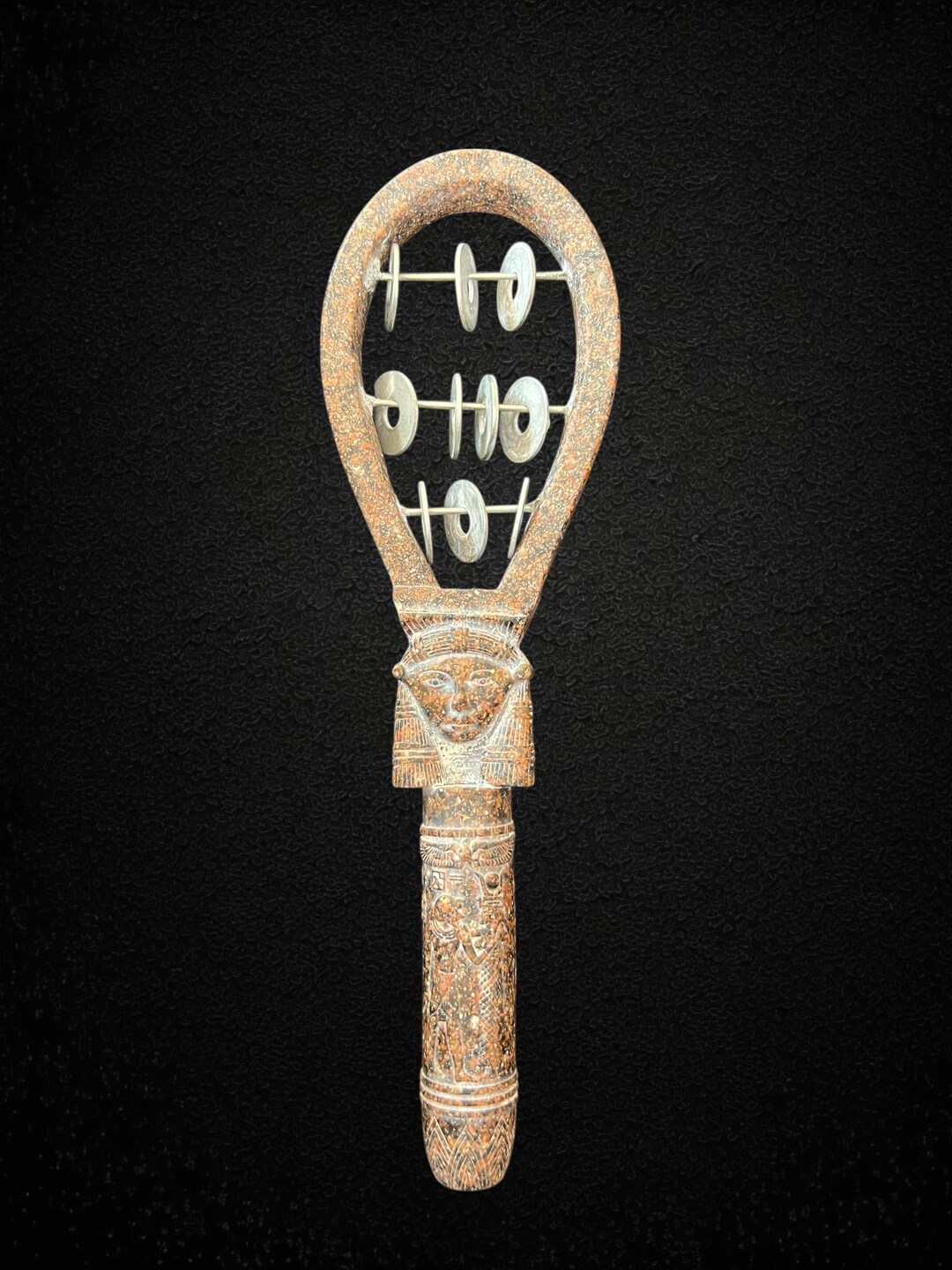 Ancient Egyptian Healing Musical Instrument Sistrum of Goddess Hathor ...