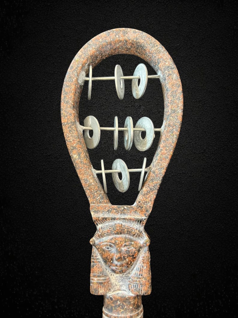 Ancient Egyptian Healing Musical Instrument Sistrum of Goddess Hathor ...