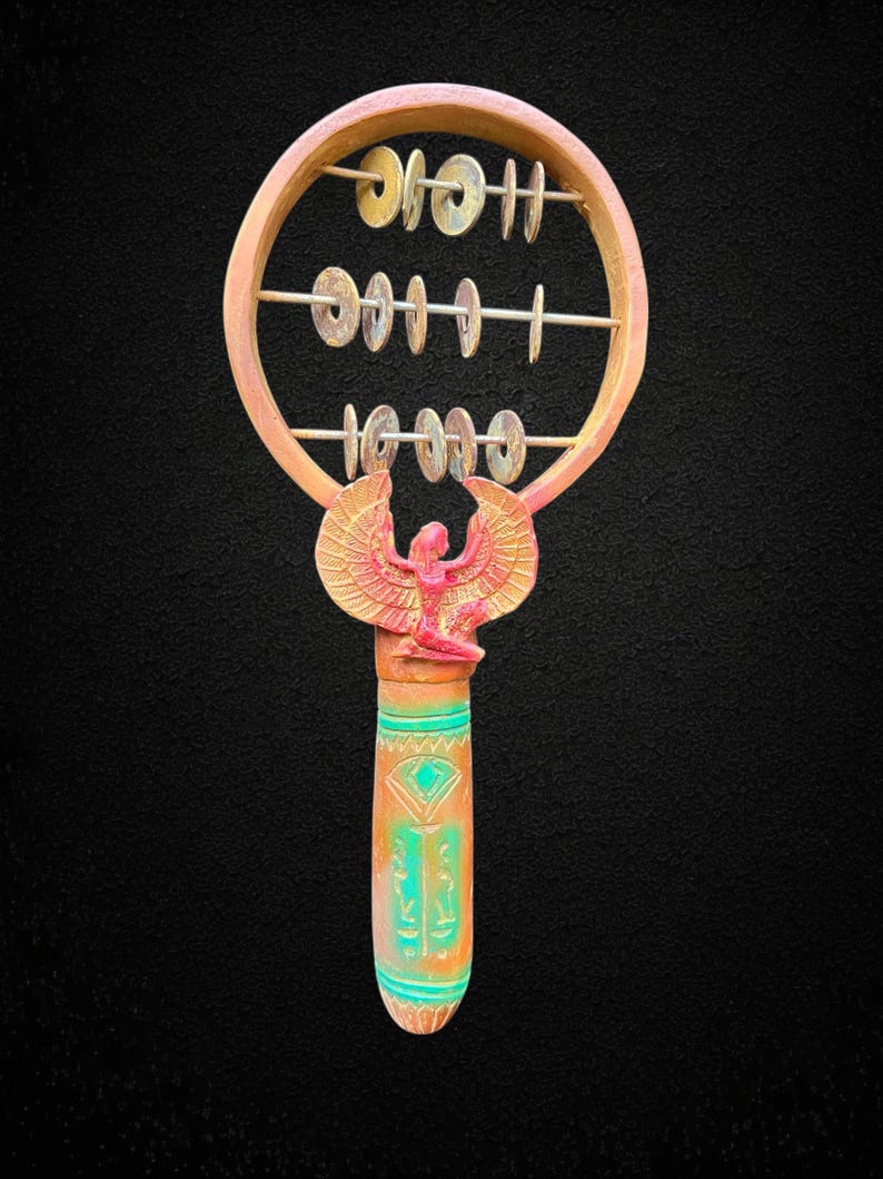 Isis Winged Sistrum Sacred Egyptian Artifact Made in Egypt - Etsy