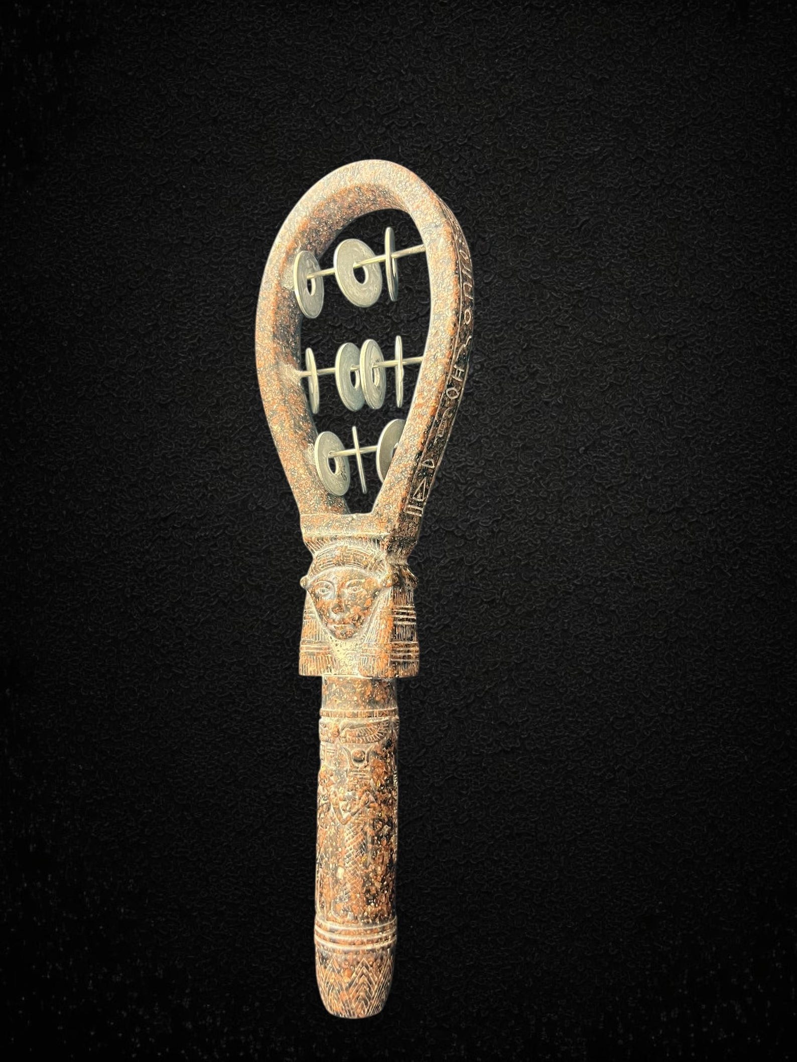 Ancient Egyptian Healing Musical Instrument Sistrum of Goddess Hathor ...