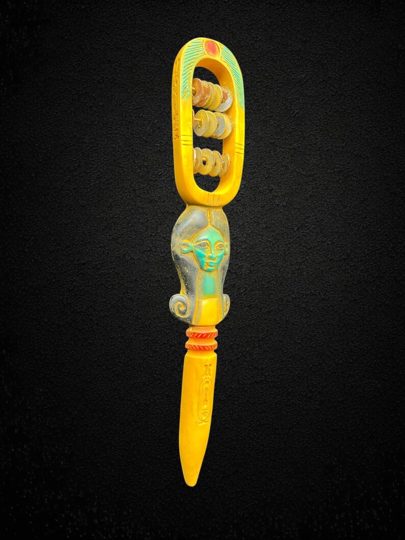 Hathor Sistrum • Egyptian Ritual Rattle Made in Egypt - Etsy