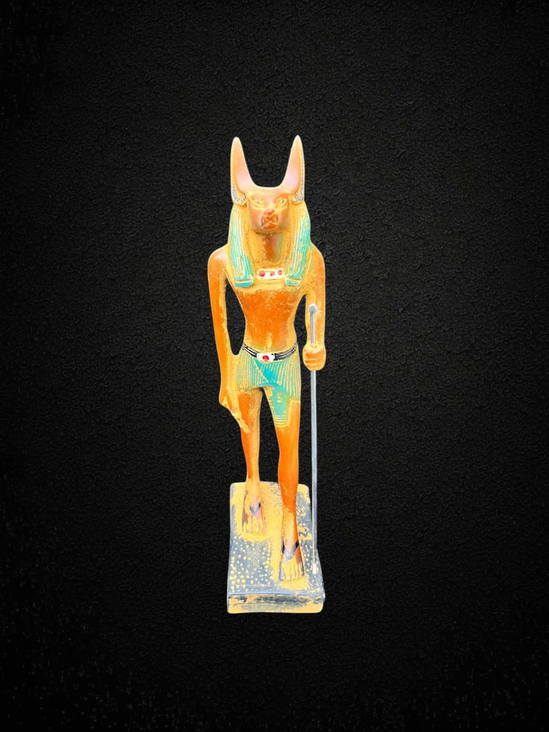 Anubis Guardian Statue Ancient Egyptian Made in Egypt - Etsy Canada