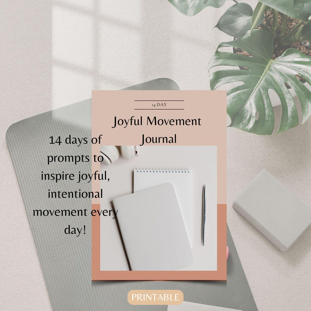14 Day Joyful Movement Printable Journal – Daily Fitness Prompts ...