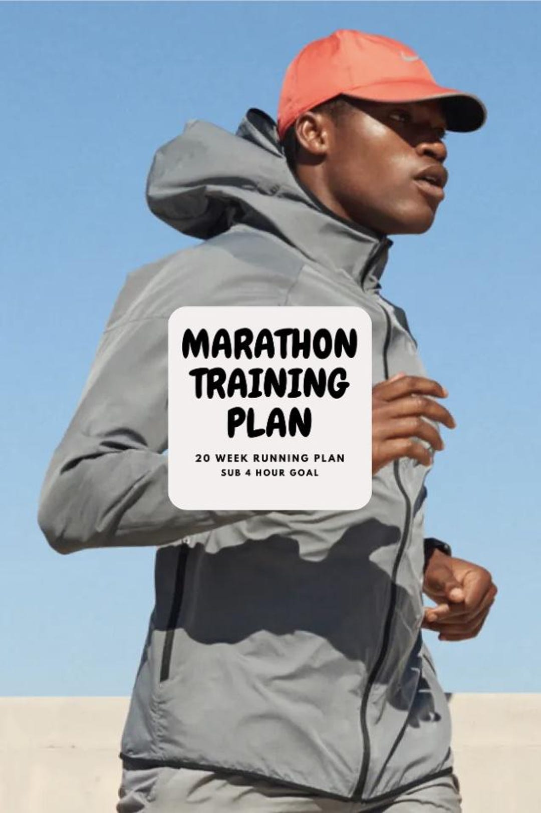 Sub 4 Hour - Editable Marathon Training Plan - Etsy