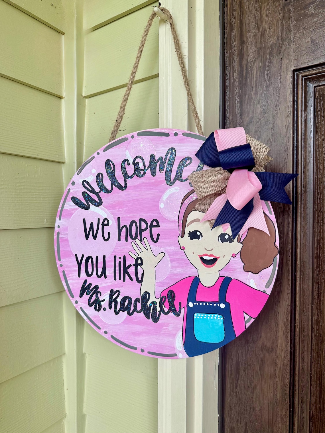 Ms. Rachel Door Hanger - Etsy