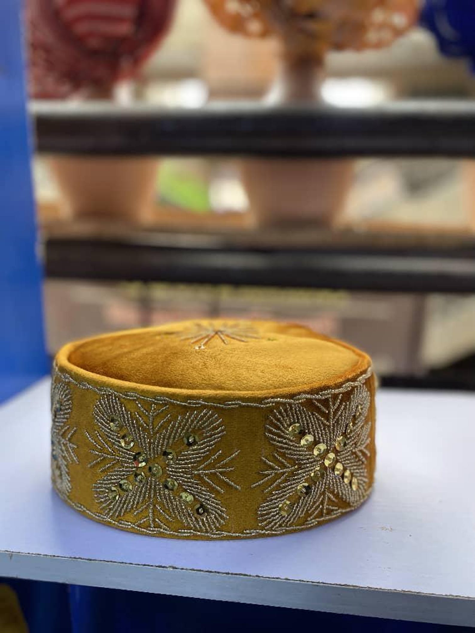 African Chieftaincy Wedding Hat. Igbo Ozo Cap, African Men's Wedding ...