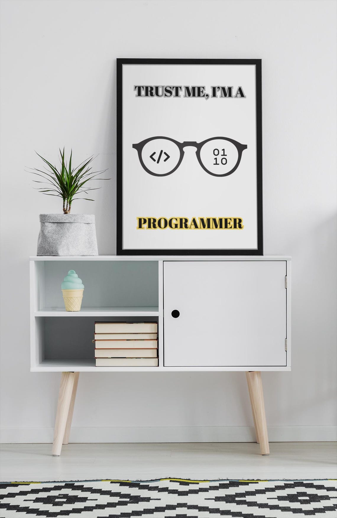 Trust Me I'm A Programmer | Programming Wall Art | Software Developer ...