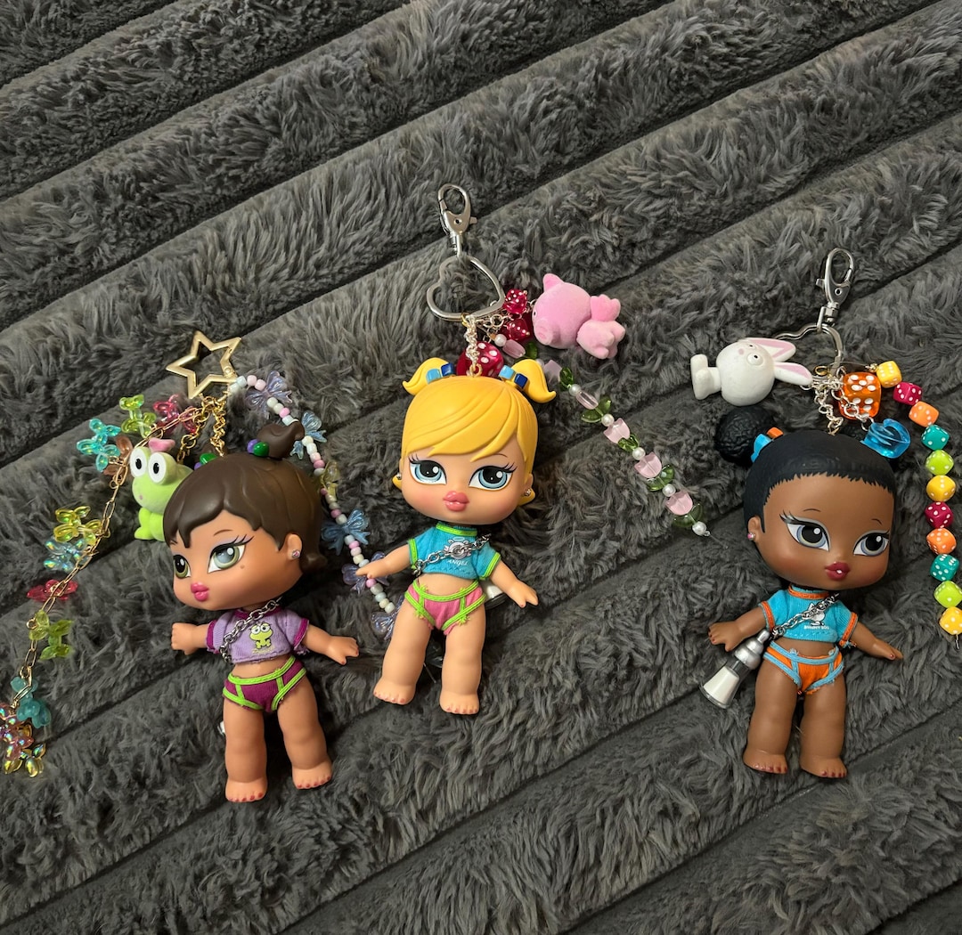 Bratz Babyz Keychain Yasmin Doll With Pet Bag Charm Collectible ...