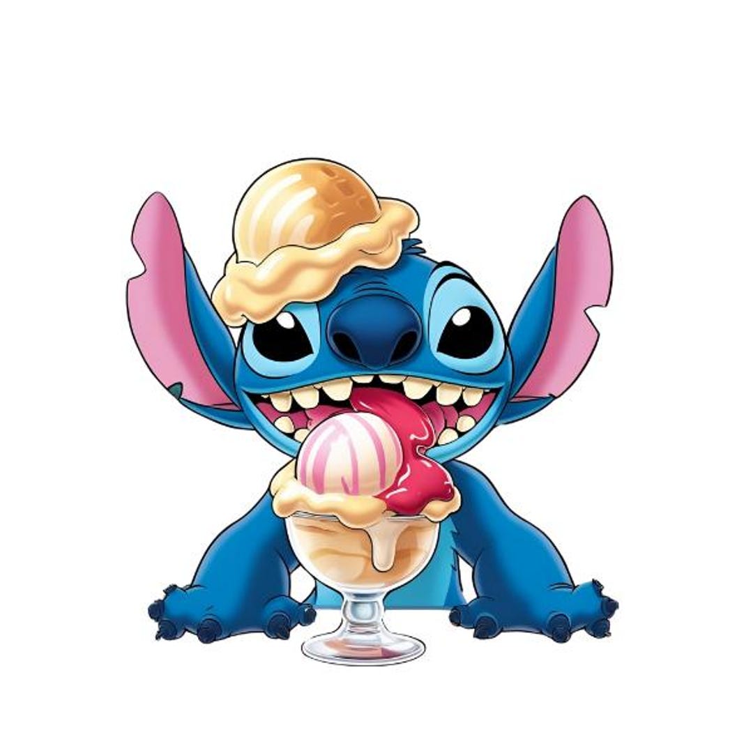 1 PNG de Stitch feliz, Helado de Stitch, Imágenes prediseñadas, Archivo ...