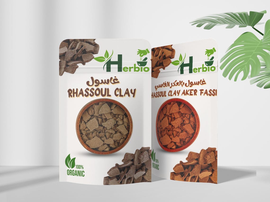 Rhassoul Clay Chunks From Morocco | Natural Ghassoul Clay or Aker Fassi ...
