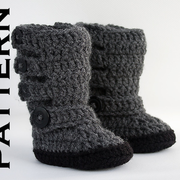 Baby Boot Pattern - Etsy