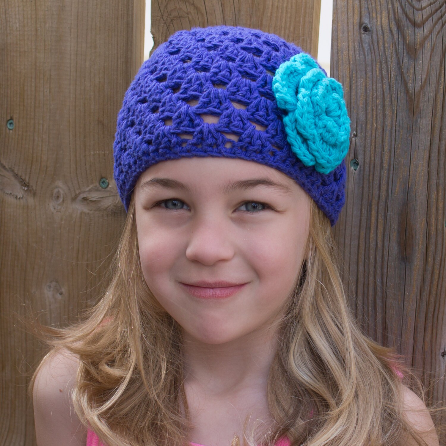 Girls Shell Beanie Crochet Pattern - PDF - Etsy