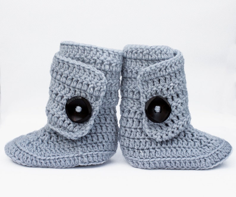 Side Wrap Toddler Boot Crochet Pattern - PDF - Etsy