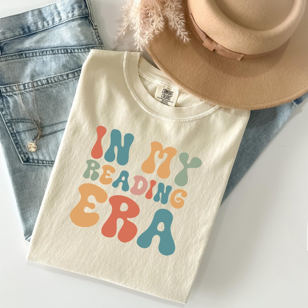 Comfort Colors® in My Reading Era Shirt, Book Lover Tee, Reading Shirt ...