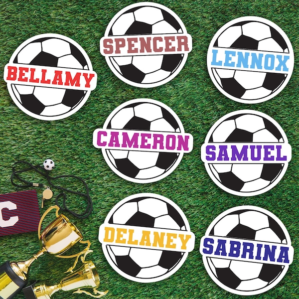 Soccer Stickers - Etsy