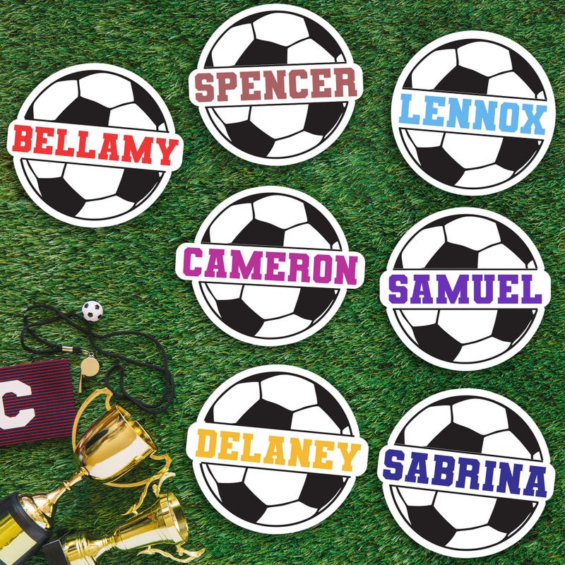 Soccer Sticker Customizable - Etsy