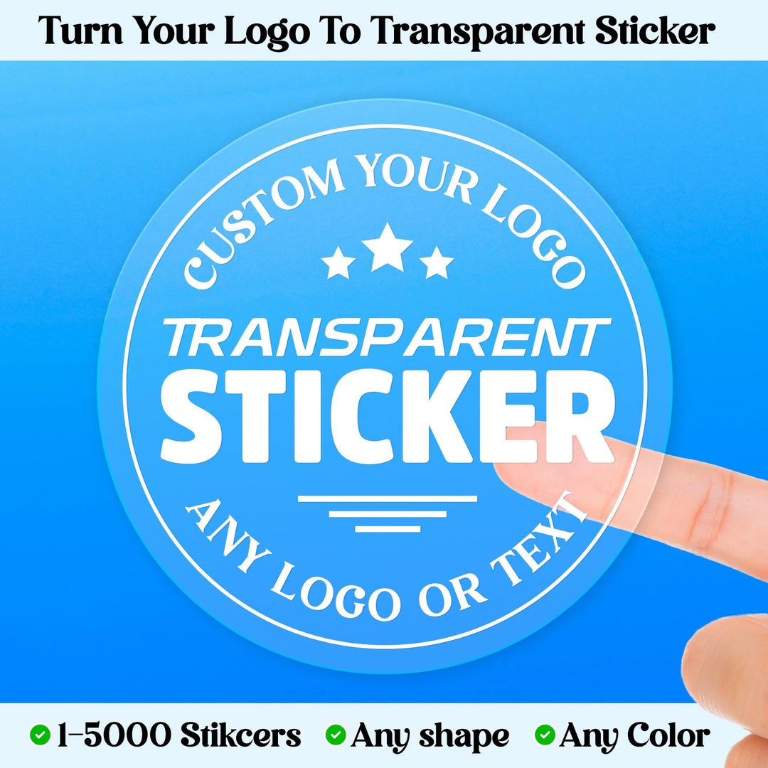 Custom Clear Stickers | Transparent Stickers | Personalized Die Cut ...