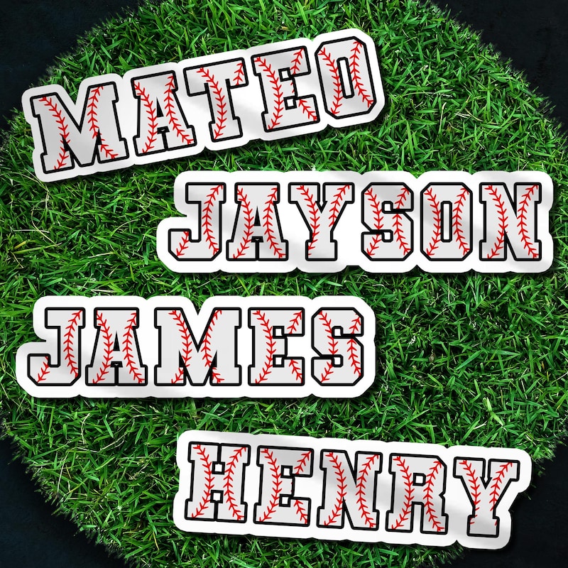 Baseball Stickers - Etsy