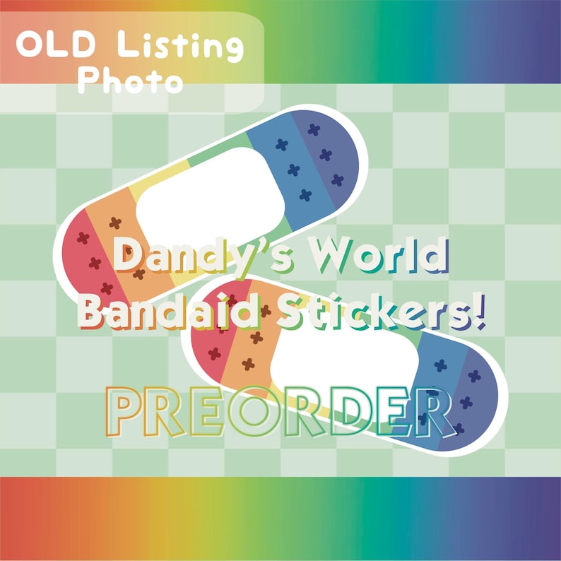 Dandy’s World Bandaid 3 Inch Sticker! - Etsy Denmark