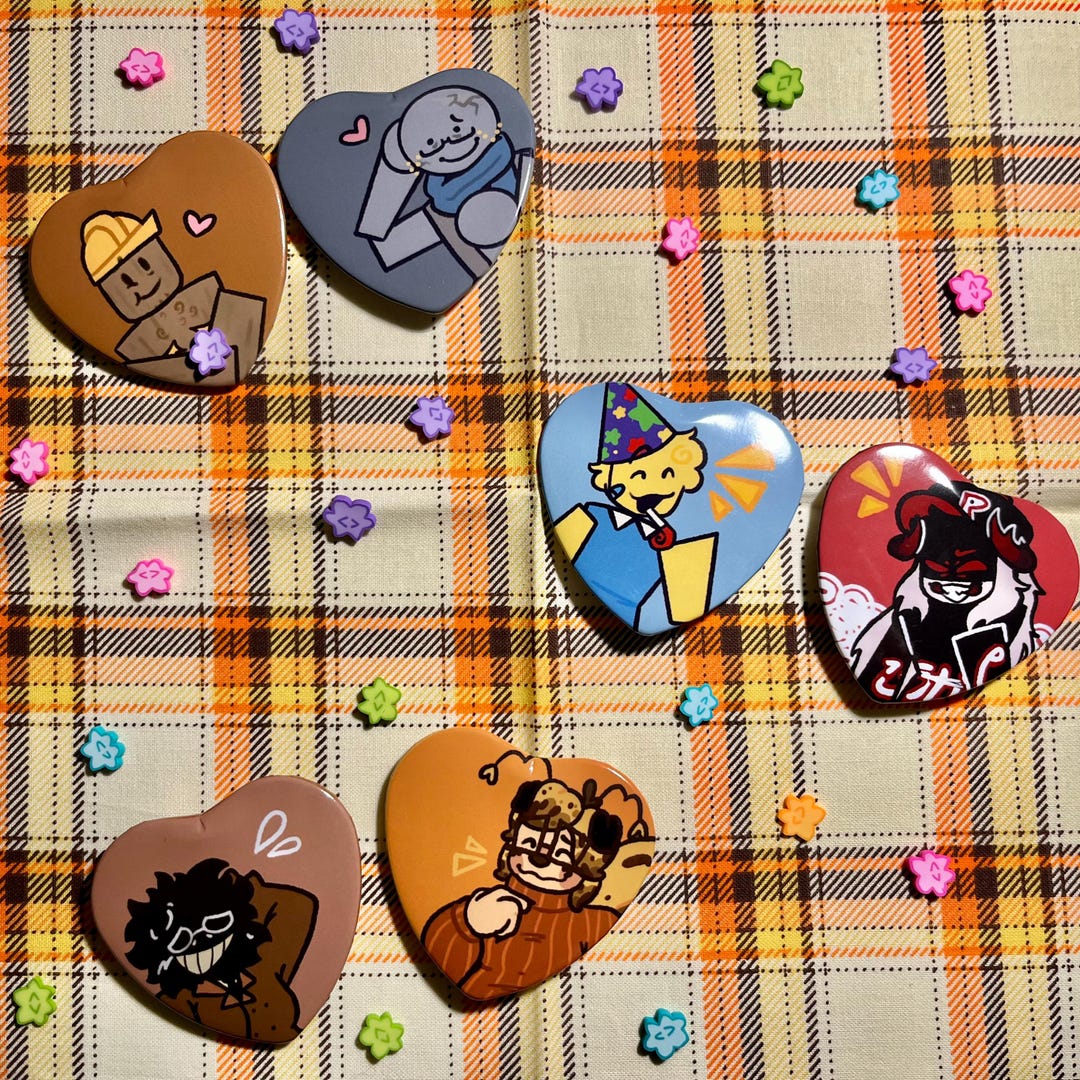 Regretevator Heart/ship Pins! - Etsy