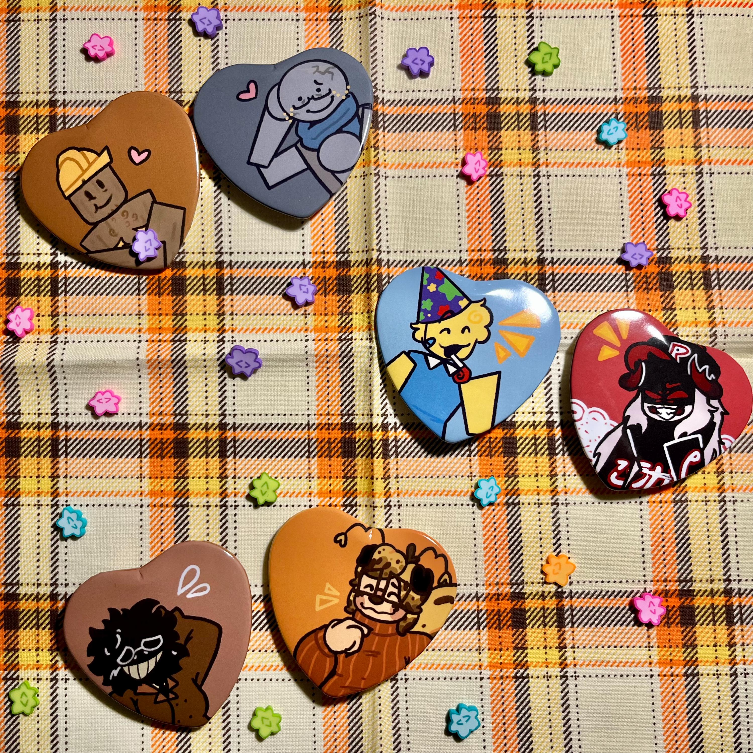 Regretevator Heart/ship Pins! - Etsy